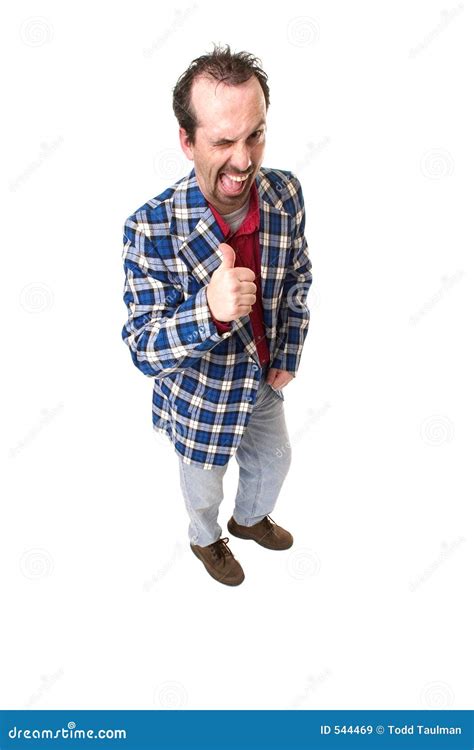 Big Wink Stock Image Image Of Wink Nerd Male Jacket 544469