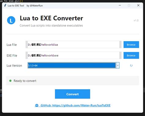 Luatoexe Compile Lua Scripts To Standalone Windows Executables Dev Community