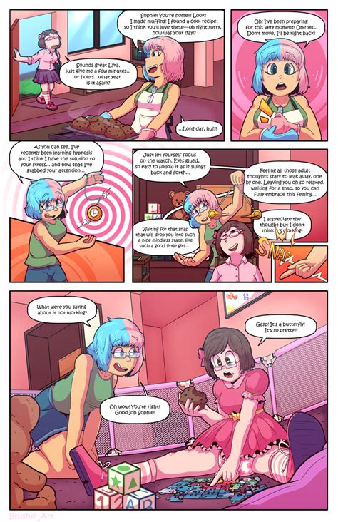 Sophie Abdl Hypnosis Comic Commission By Brushieart On Newgrounds