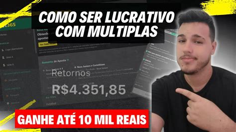 COMO SER MUITO LUCRATIVO APOSTAS MÚLTIPLAS MÉTODO REVELADO YouTube