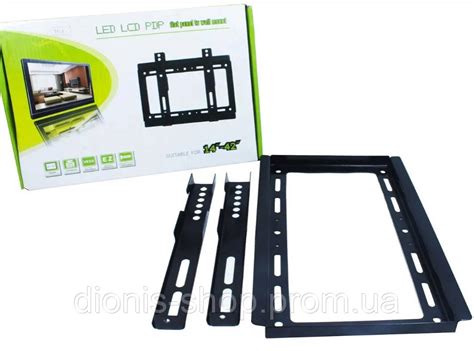 Крепление ТВ Prc черный Кронштейн Фиксированный 14 42 до 25 Kg Lcd Led 04701 Id 1397127358