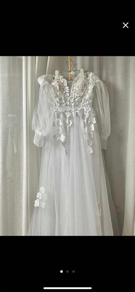 샤 웨딩드레스 오프숄더 드레스 당근 중고거래