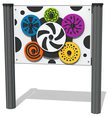 Whirling Wheels Play Panel Playground Equipment Fahr Industries