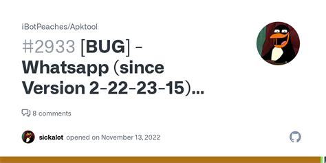Bug Whatsapp Since Version 2 22 23 15 Cannot Be Decompiled