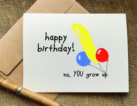 Naughty Birthday Card For Wife No You Grow Up Funny Adult Humor
