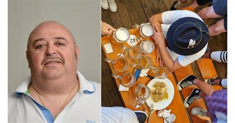 Любо Нейков жули бира на Октоберфест