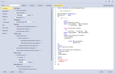 Outils Apex Sql Refactor Les Dieux Du Code