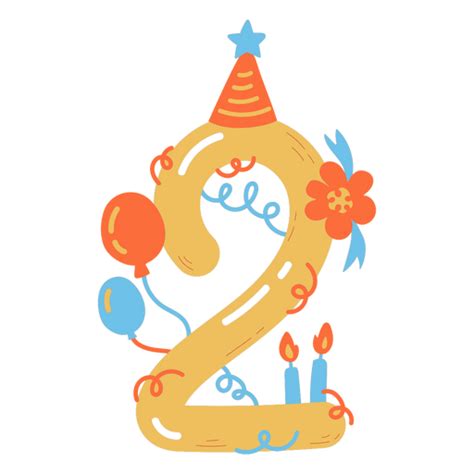 Great Second Birthday Party Designs Png And Svg Design For T Shirts