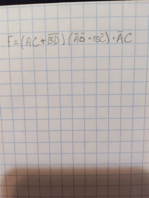 Solved Find The Complement Of F And Simplify The Expression