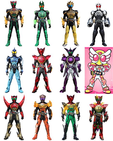 Kamen Rider Ooo All Form