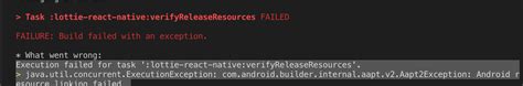 Build Failes On Release Android · Issue 520 · Lottie React Native