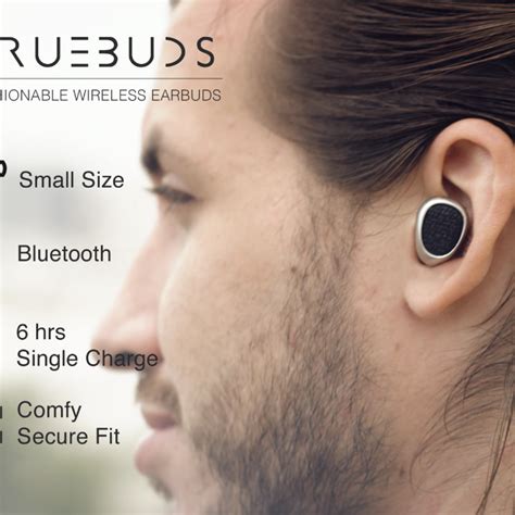 Truebuds The Smallest Stereo Cordless Earbuds By Roy Morejon Indiegogo