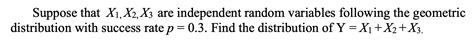 Solved Suppose That X X X Are Independent Random Chegg Com
