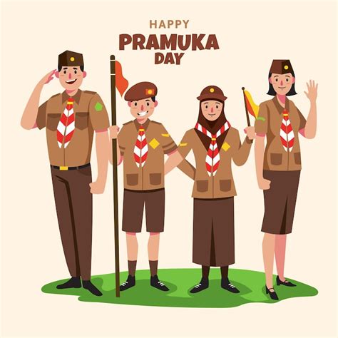 Cartoon Pramuka Images Free Download On Freepik