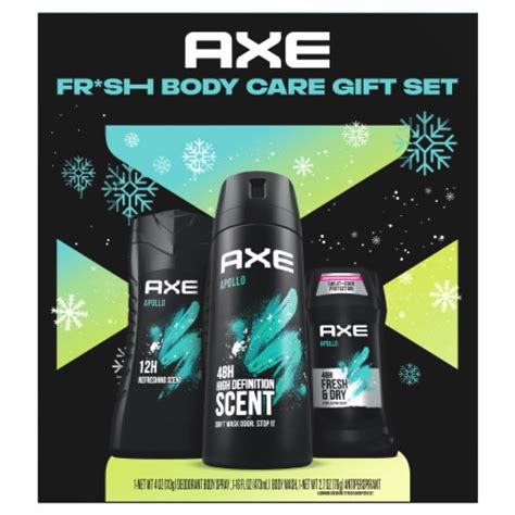 Axe Apollo Holiday T Pack 3 Ct King Soopers