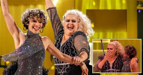 Strictly Come Dancings Jayde Adams Chokes Up After Receiving Standing