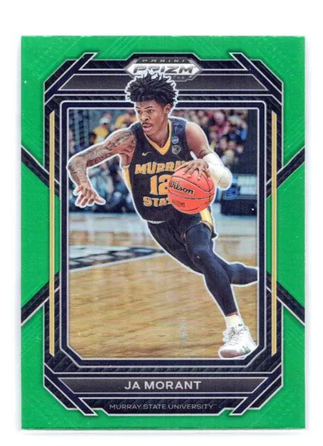 2023 PANINI PRIZIM Draft Picks 57 Ja Morant Vert Prizm Murray State