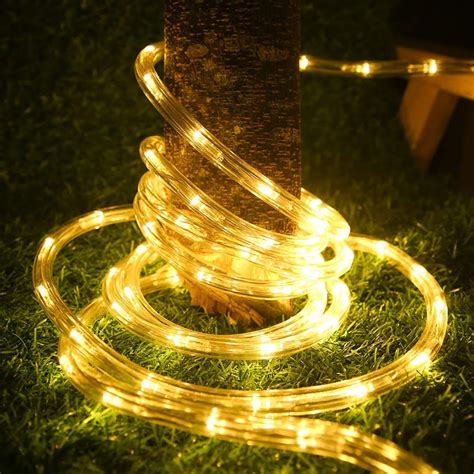 Cuerda De Luces LED De 33 Pies 110 V 2 Cables Conectables Para