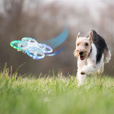 Snaptain K30 Mini 720p Hd Camera Drone With Colorful Lighting And Remote Controller White K30