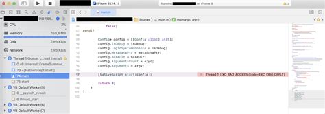 IOS Crash With EXC BAD ACCESS Code EXC I386 PGFLT Issue 9007