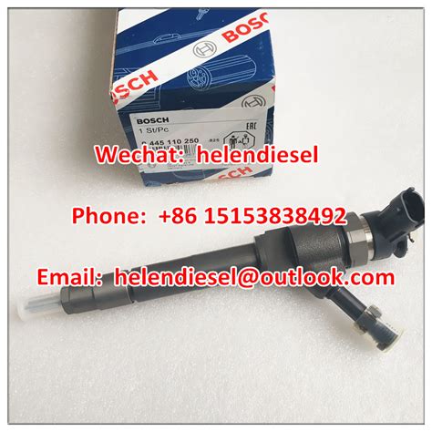 Bosch Original Injector 0445110250 0 445 110 250 Wlaa 13 H50 Wlaa