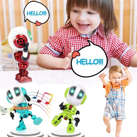 Rechargeable Interactive Talking Robot Toy Repeats Your Voice Wise