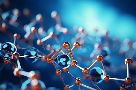 Science Molecular Structure Background With Atom Molecule Medical Concept Stock Illustration
