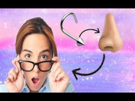 Como Quitarse Y Ponerse El Piercing En La Nariz YouTube