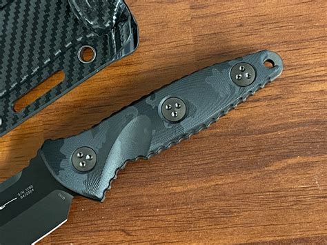 Microtech Signature Series Socom Alpha Mini Fixed Knife Black Dlc