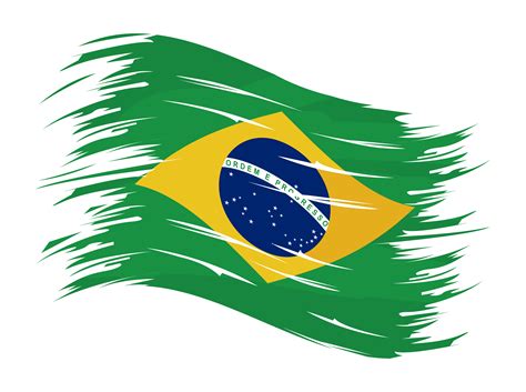 drapeau du brésil peint 4220959 Telecharger Vectoriel Gratuit