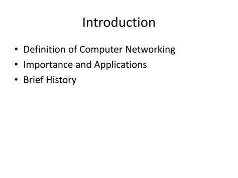 Computer Networking Presentation Pptx
