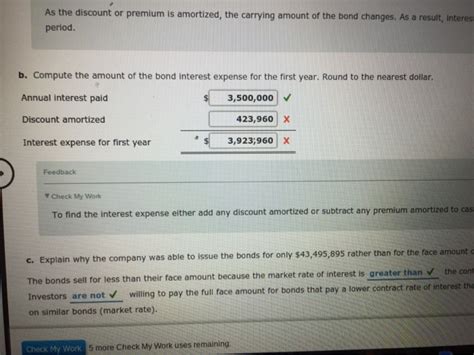 Solved Amortize Discount By Interest Method On The First Day