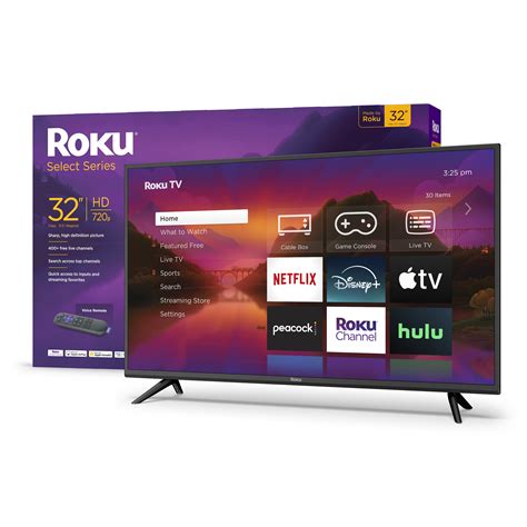 Roku 32 Inch Select Series 720p HD Smart Roku TV With Roku Voice Remote