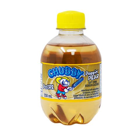 Chubby Poppin Pear Soda 250ml Candy Funhouse Candy Funhouse Us