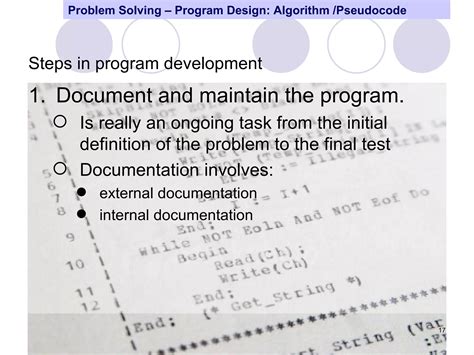Program Design And Problem Solving Techniques Ppt Programming Languages Computing