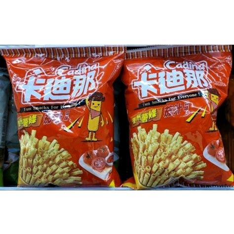 1 4 卡迪那 Cadina 德州薯條 茄汁口味 沙漠湖鹽海苔口味 寶咔咔薯堡 原味 47g 60g 包 蝦皮購物
