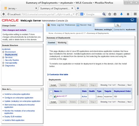 Oracle WebLogic Server Developer Guide Enabling Java EE Features