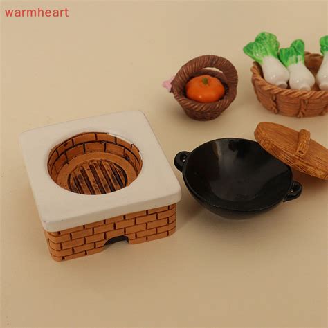 Warmheart ตะกร้าผัก และผลไม้จําลอง 1 12 อุปกรณ์เสริม สําหรับบ้านตุ๊กตา Shopee Thailand