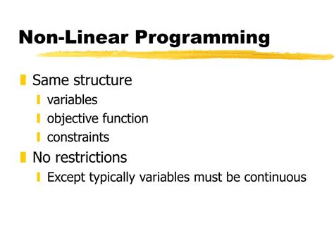 Ppt Non Linear Programming Powerpoint Presentation Free Download Id3347617