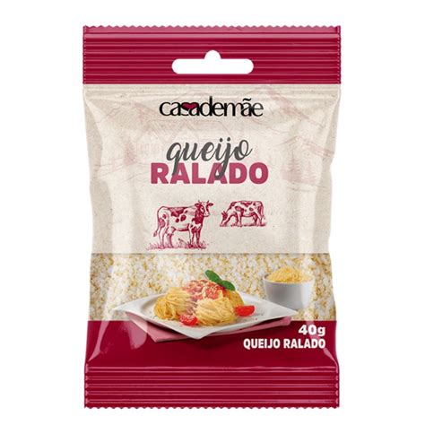 Queijo Mix Ralado Casa De Mãe 40g