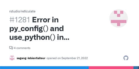 Error In Py Config And Use Python In Windows Issue Rstudio Reticulate GitHub