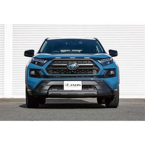 Jaos ジャオス フロントバンパーガード 塗装品 マットブラック Rav4 50系 Adventure〔b016125mb〕 Toyota