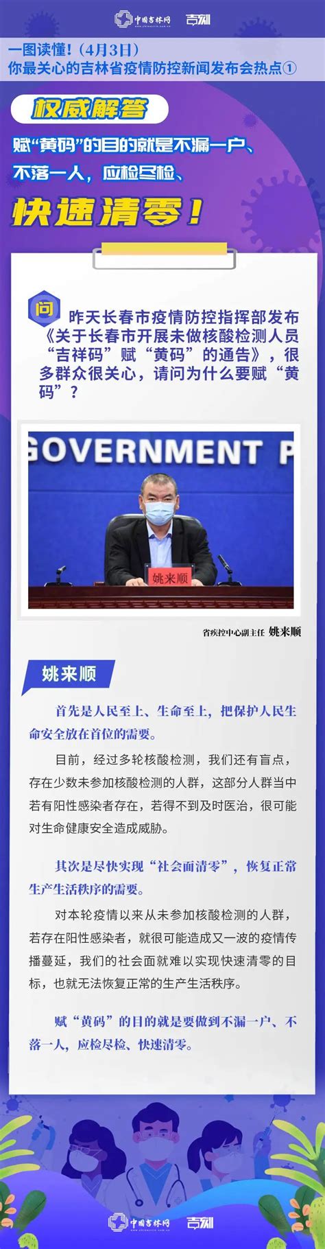 一图读懂丨权威解答：赋“黄码”的目的就是不漏一户、不落一人，应检尽检、快速清零！澎湃号·政务澎湃新闻 The Paper