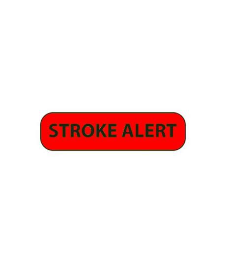 Stroke Alert Labels Medicus Health Stroke Alert Labels Medicus Health