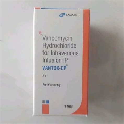 Vantox Cp Inj Vancomycin Inj Box Strength 250 Mg At Rs 450piece