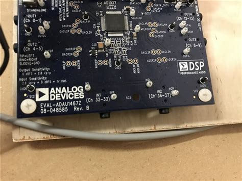 Difficulties W EVAL ADAU Z And TDM I O Q A SigmaDSP Processors