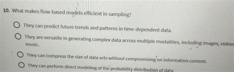 Solved What Makes Flow Based Models Efficient In