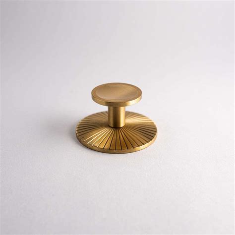 Brass Cabinet Knobs Sunburst Solid Brass Available In Two Sizes Inspire Hardware