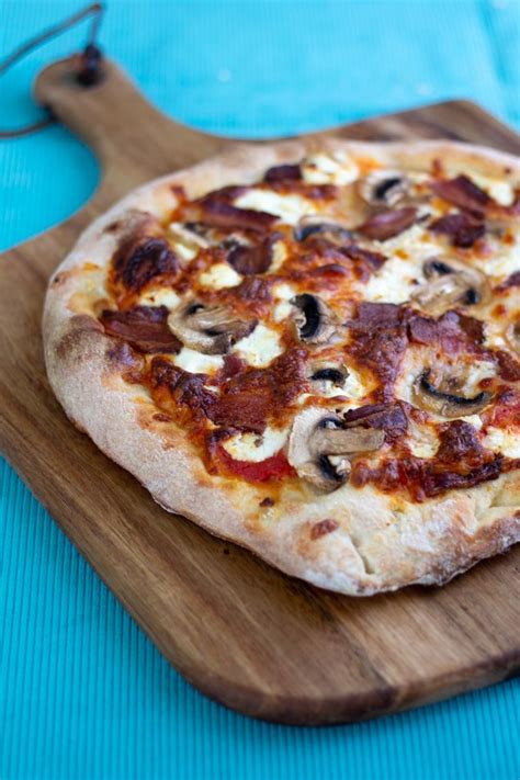 Mushroom And Bacon Pizza Recipe Beyond Pepperoni Pizza Toppings