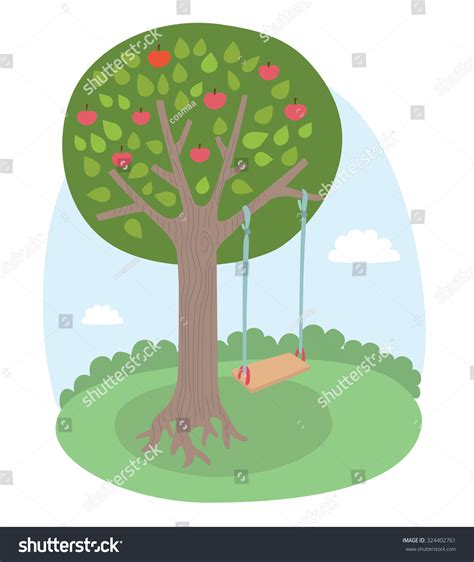 Swing By An Apple Tree